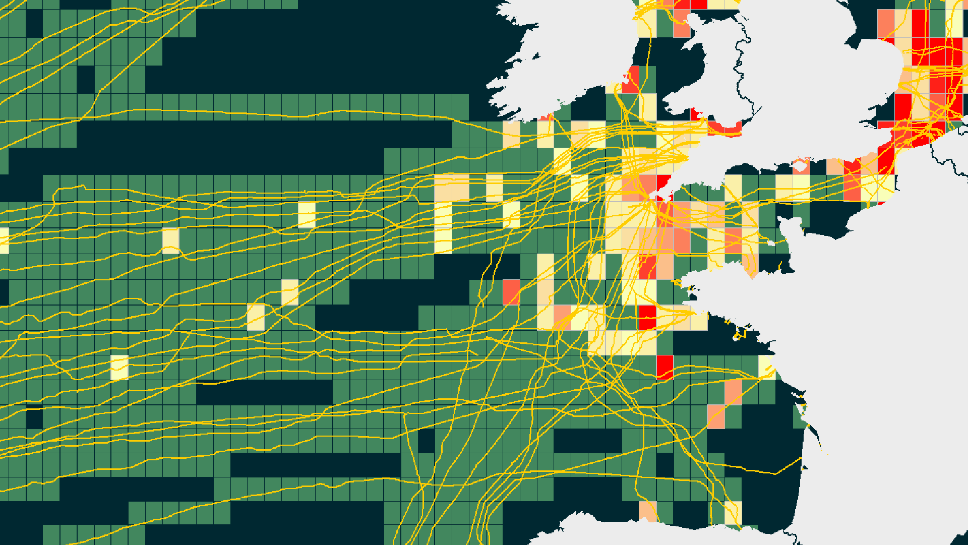 GeoCable® GIS Cable Fault Rate Heatmaps